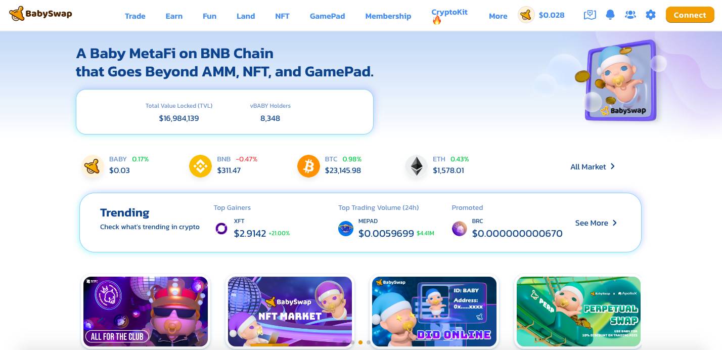 BabySwap(ベイビースワップ)とは？特徴や始め方・使い方を徹底解説 – Mediverse｜暗号資産（仮想通貨）の専門メディア